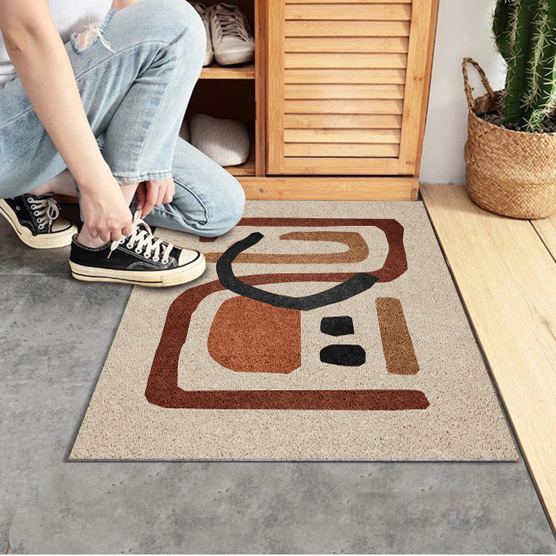 Paillasson scandinave art abstrait • Mon paillasson